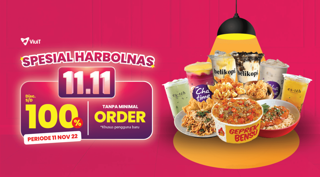 ViuiT Festival Harbolnas 11.11, Ada Diskon 100%